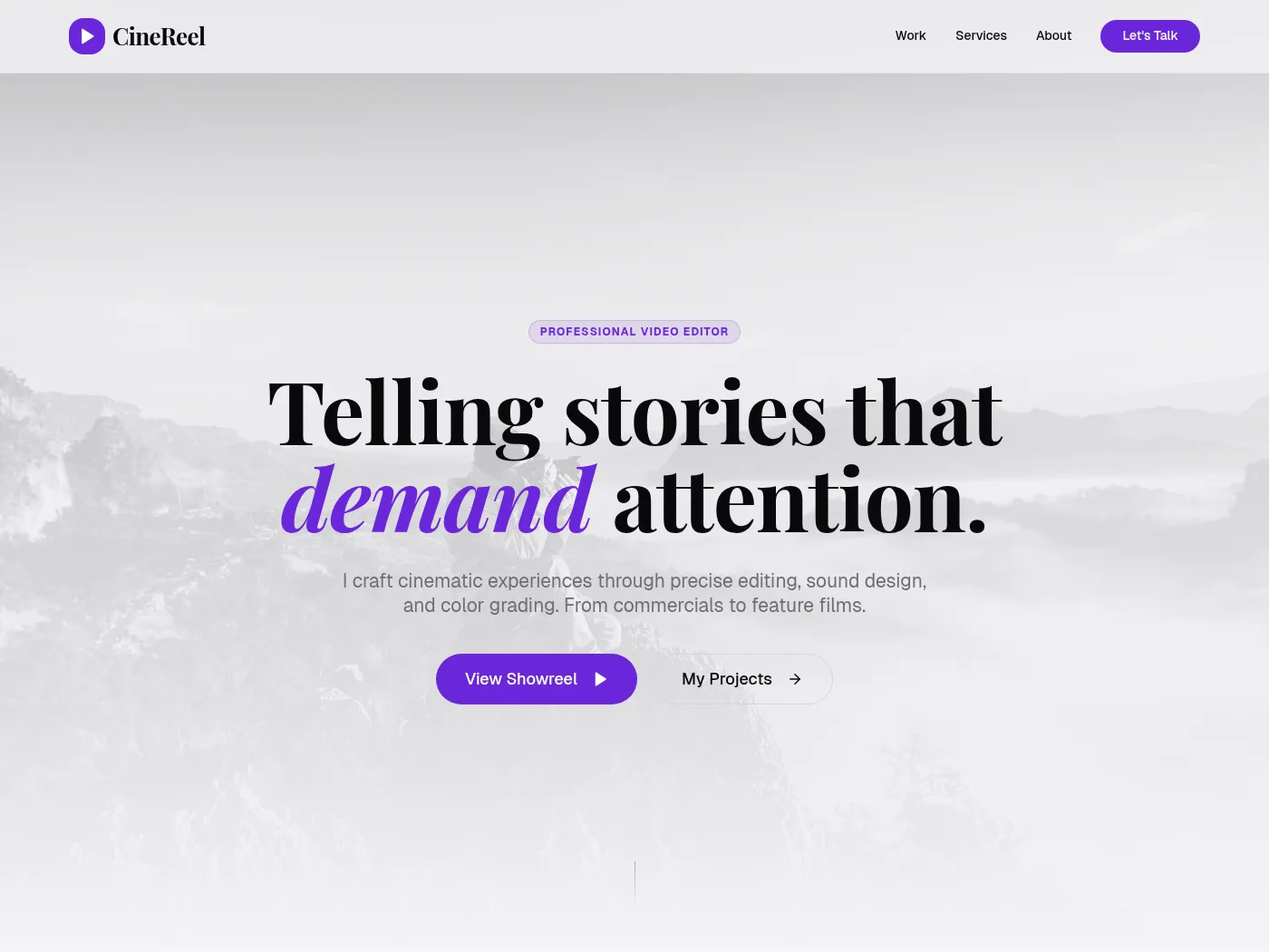 CineReel Portfolio