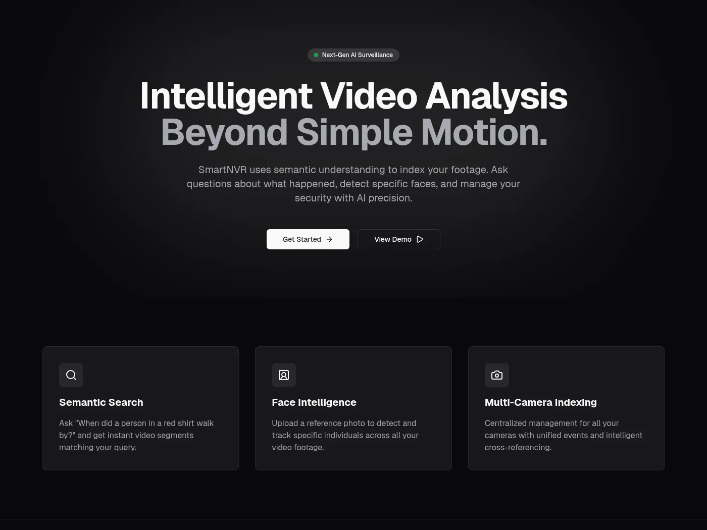Smart Video Q&A NVR