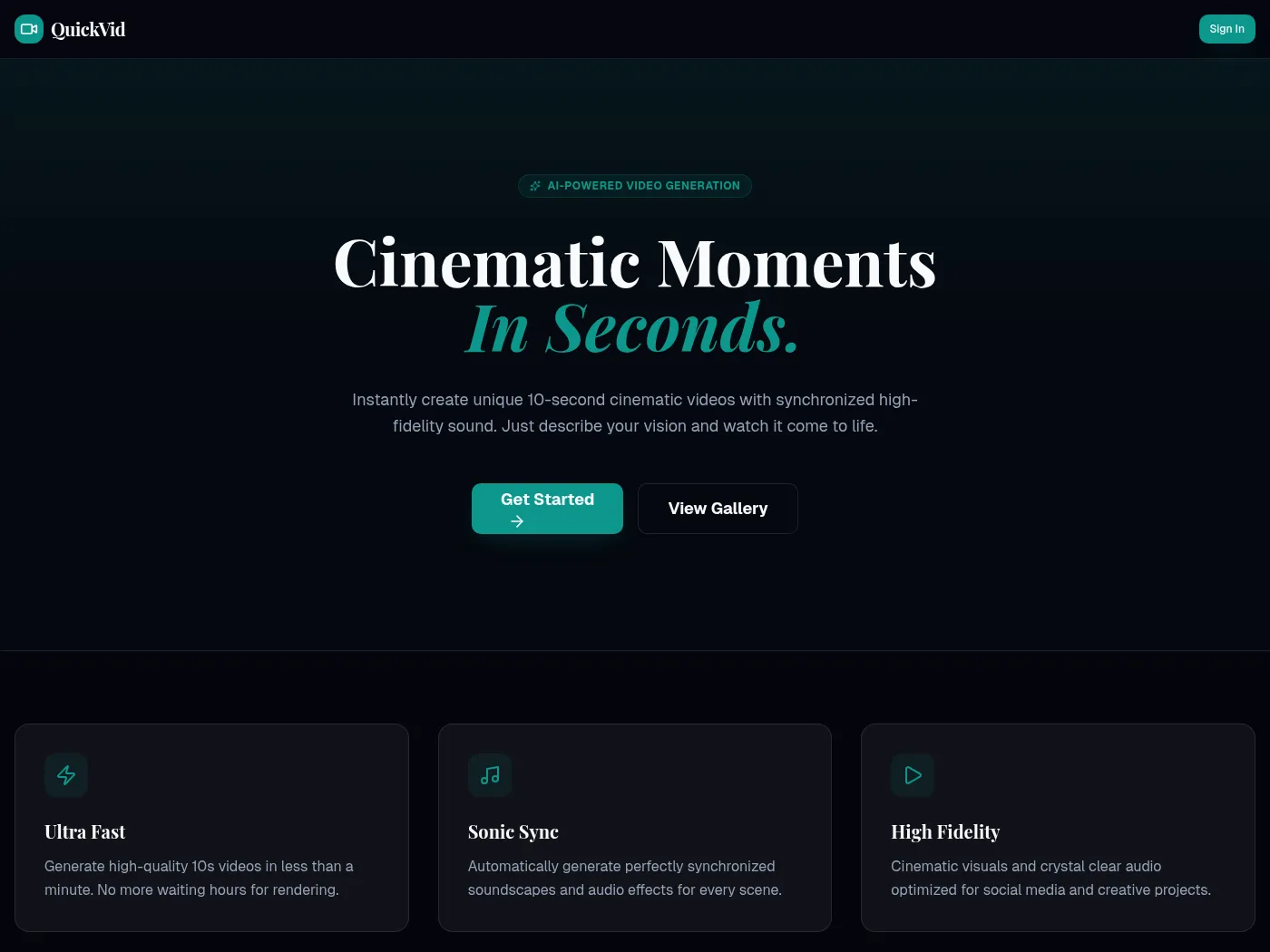 QuickVid Soundmaker