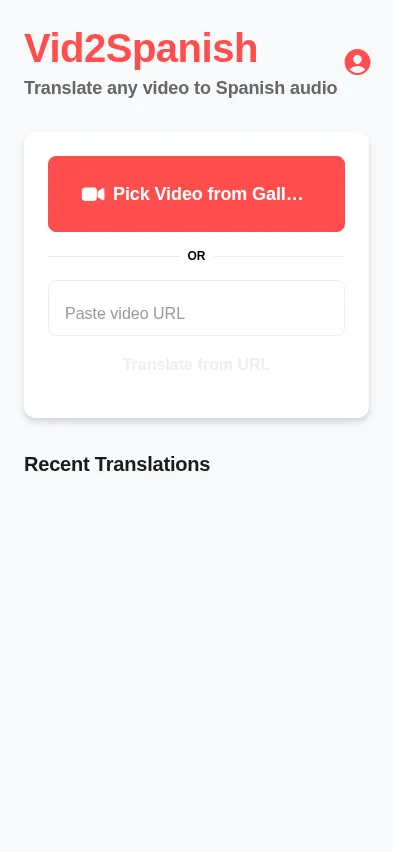 Vid2Spanish Audio