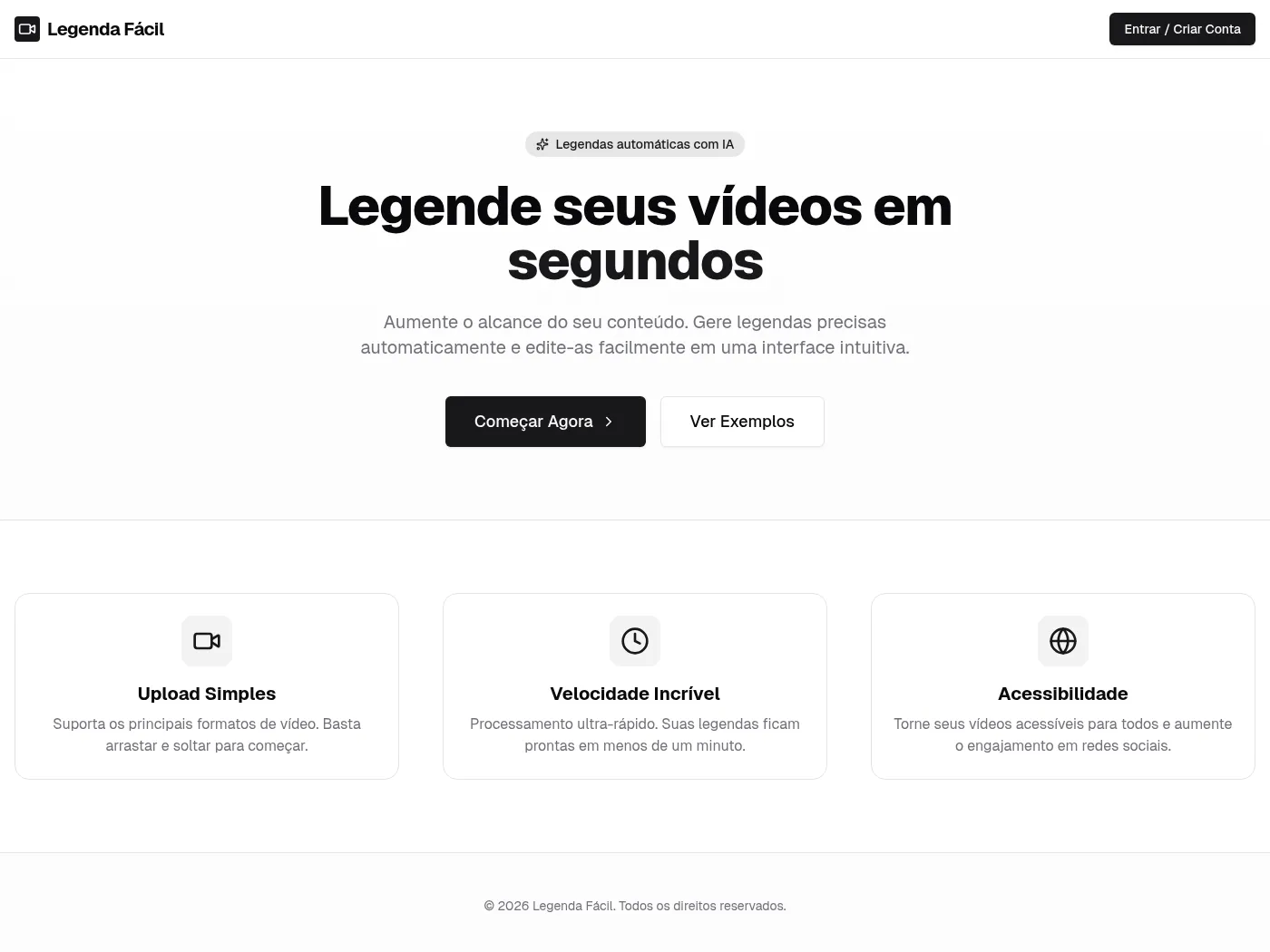 Legenda Fácil Video