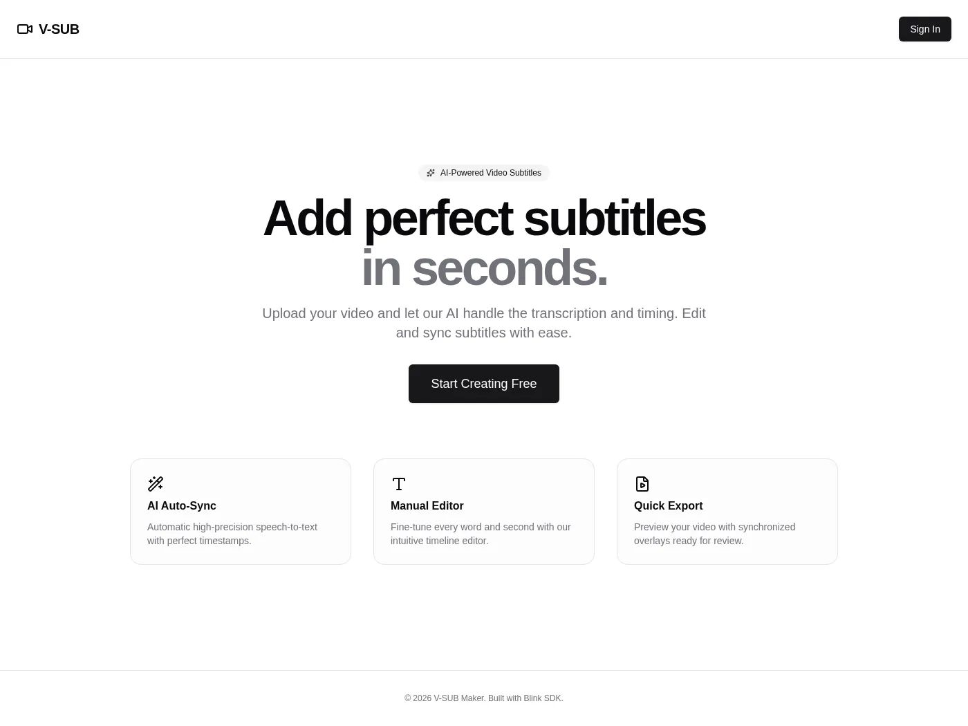 Video Subtitle Maker