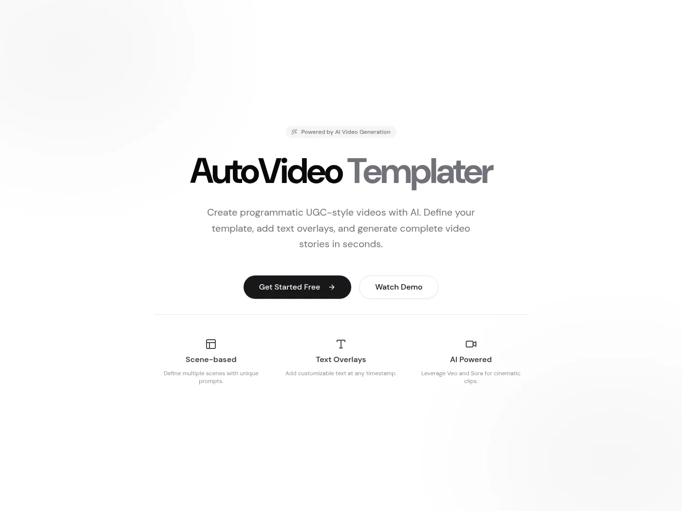 AutoVideo Templater