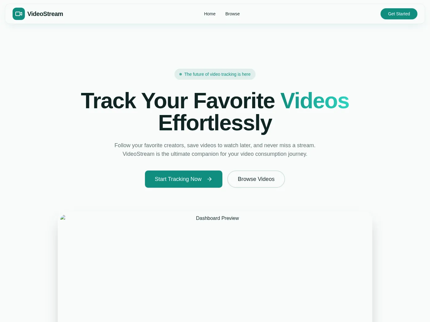 VideoStream Tracker