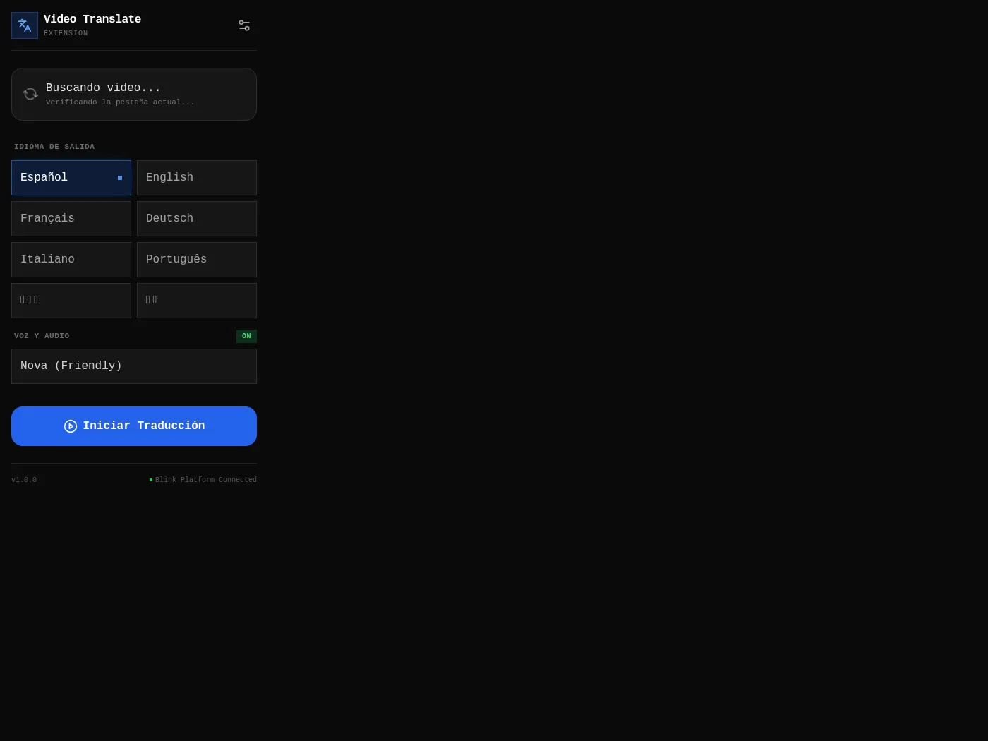 Video Translate Extension