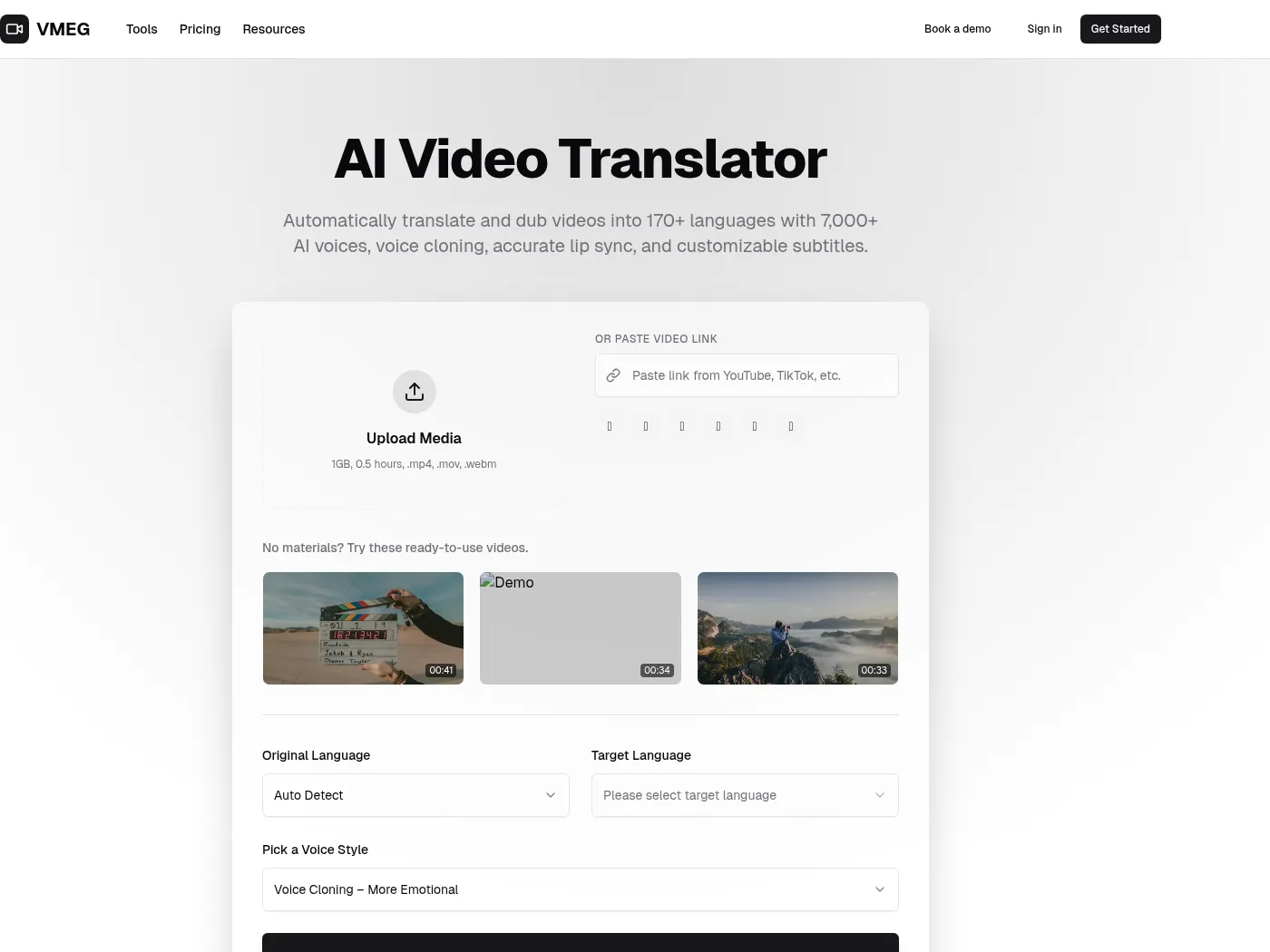 Vmeg Video Translator