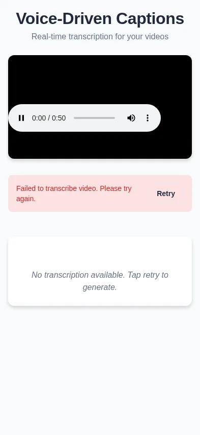 Voice-Driven Video Captions