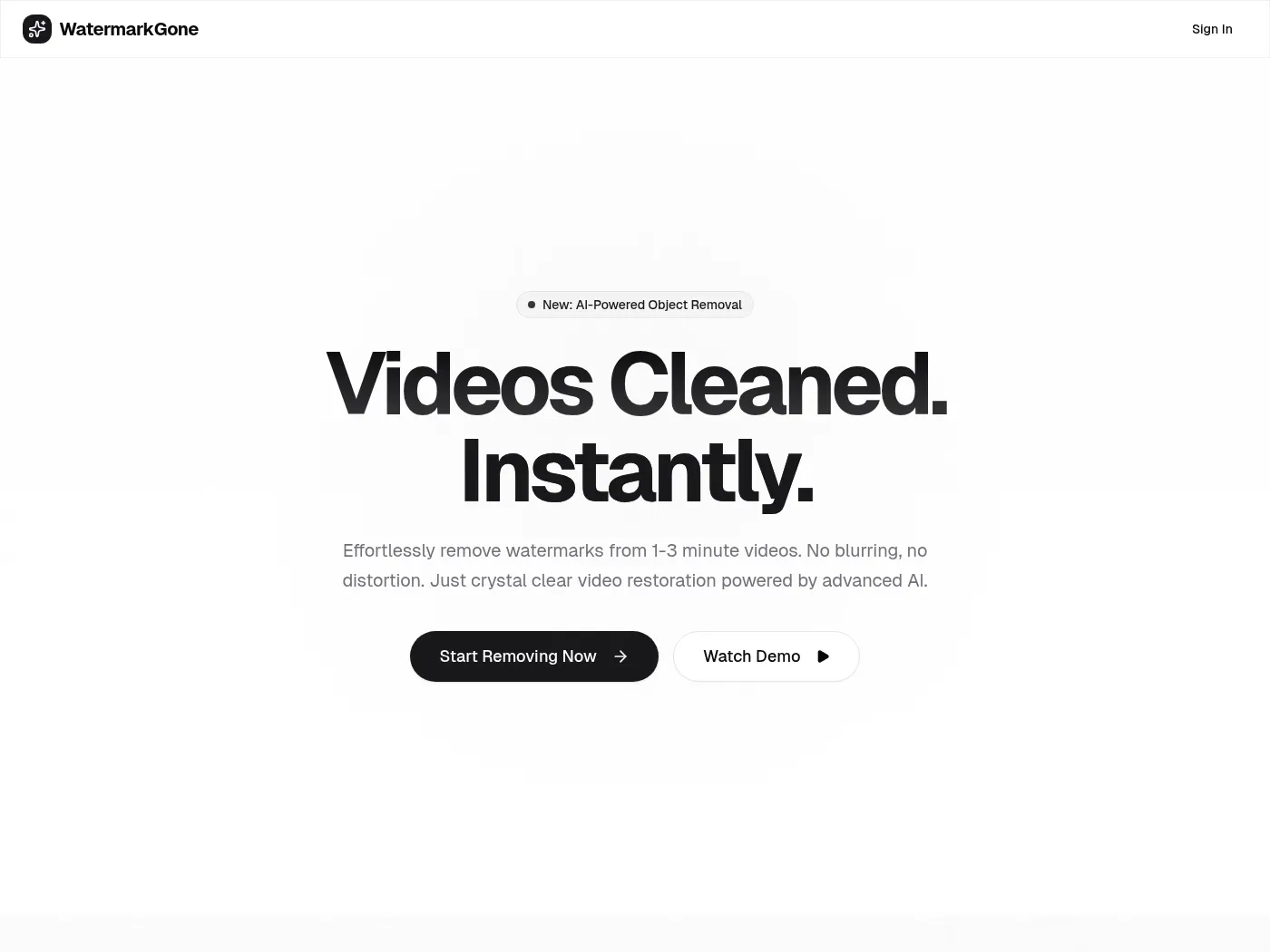 Watermark Gone Web