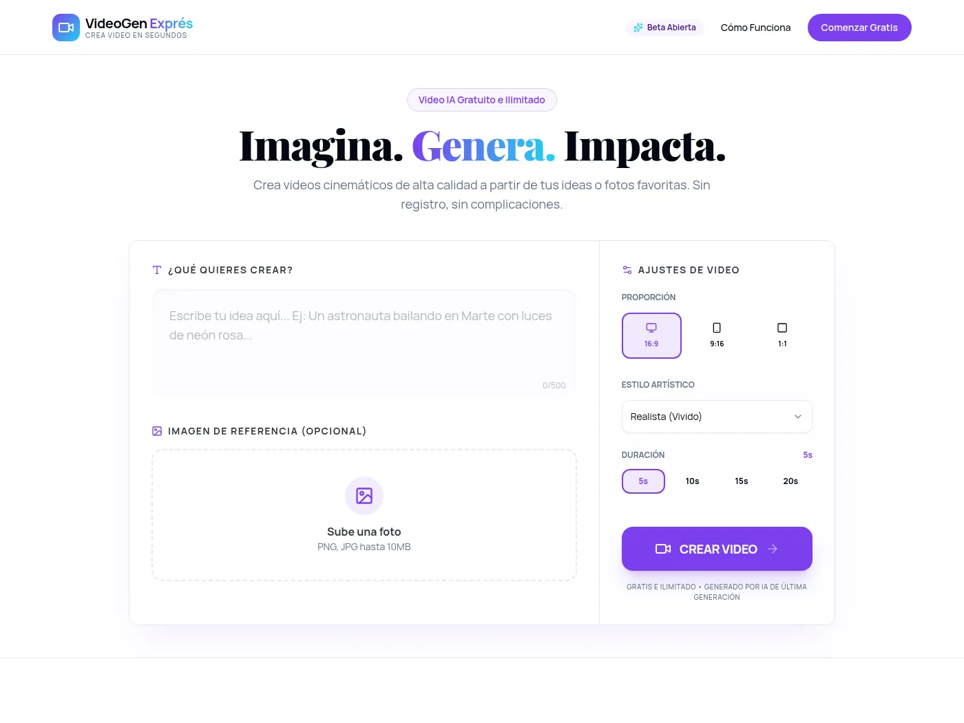 VideoGen Exprés