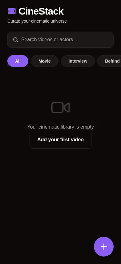 CineStack Video Library