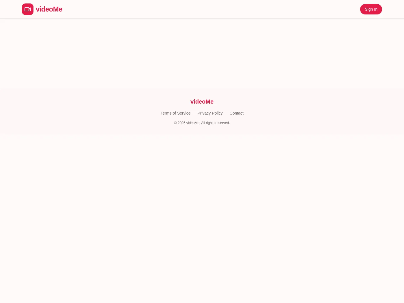 videoMe Social Hub