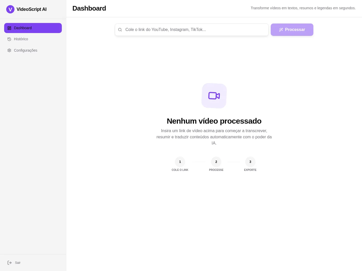 VideoScript AI Web App