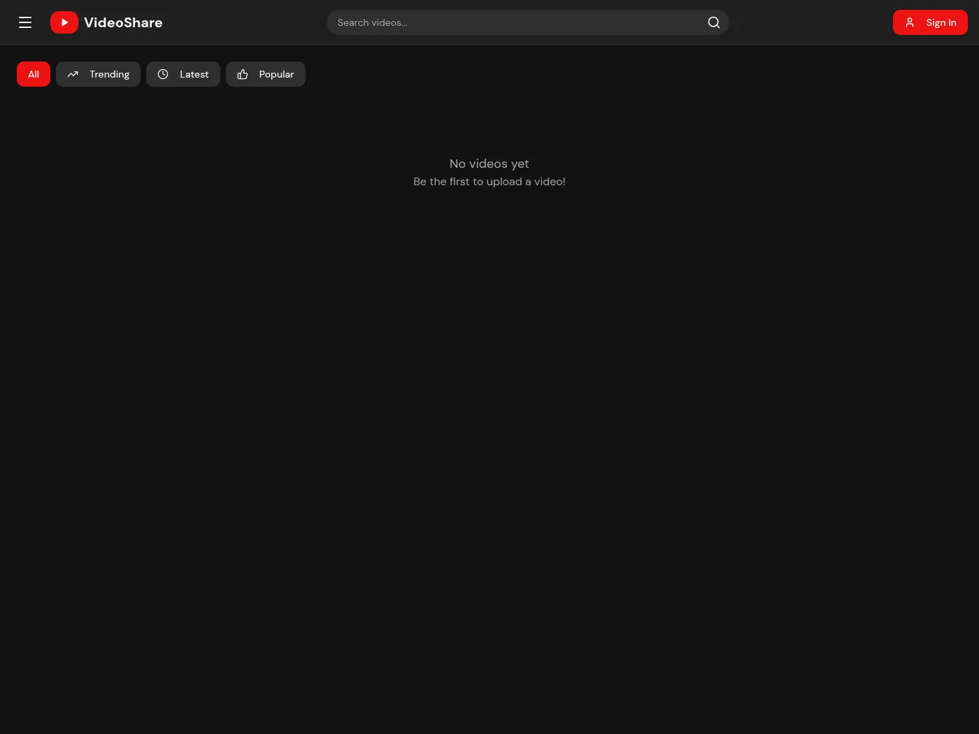 VideoShare Platform
