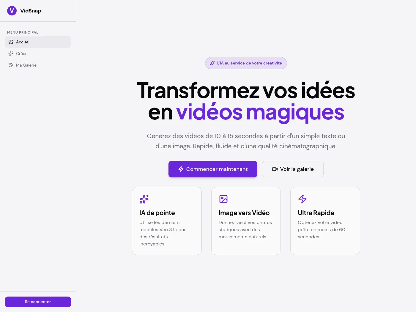 VidSnap Generator