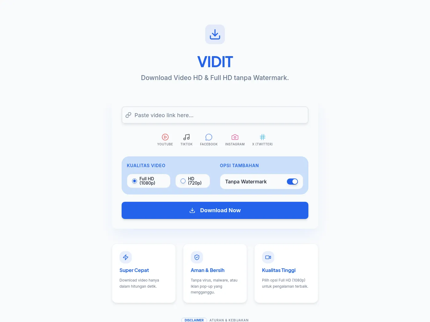 VIDIT Video Downloader