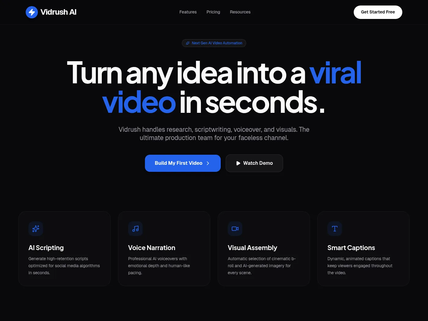 Vidrush AI Clone