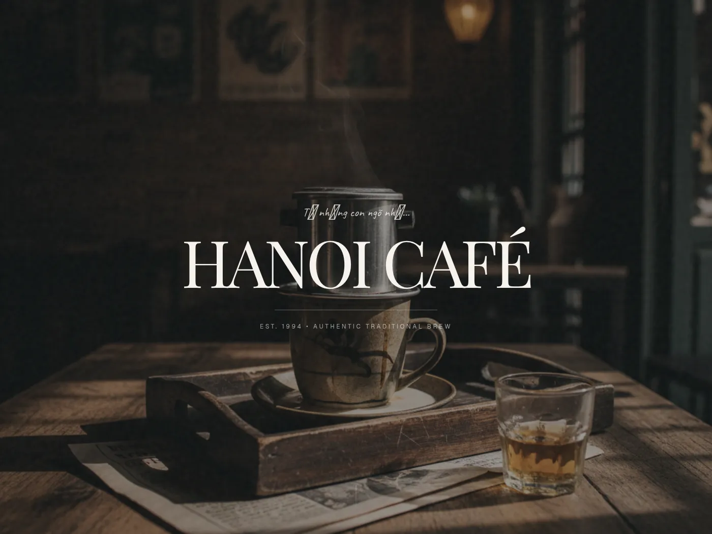 Hanoi Café Onepager