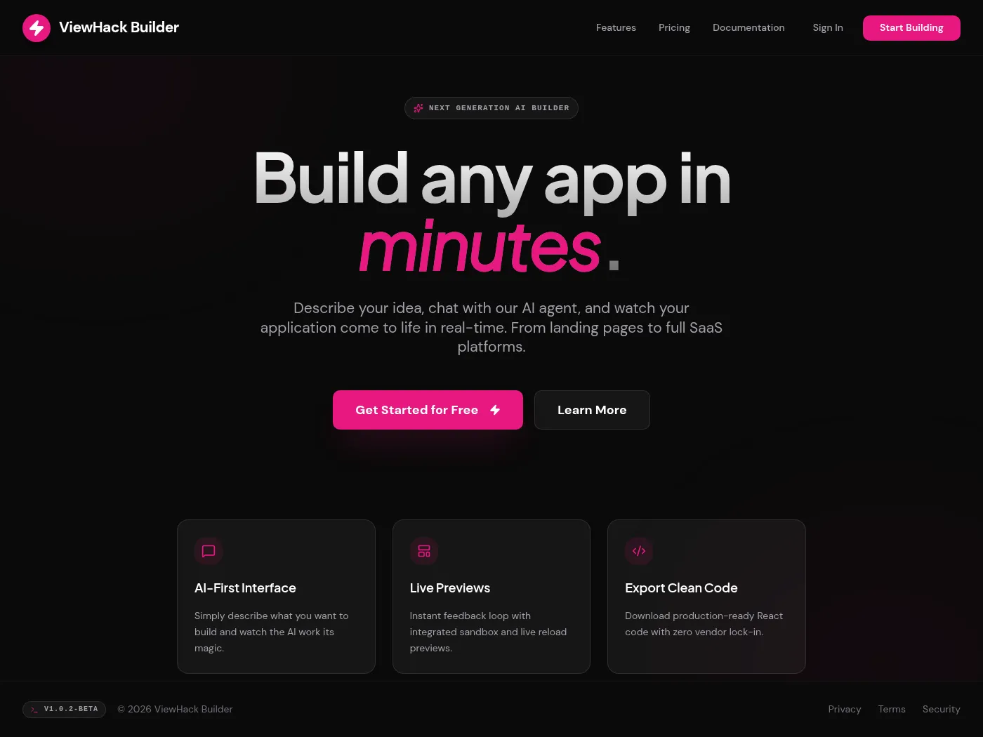 ViewHack App Builder
