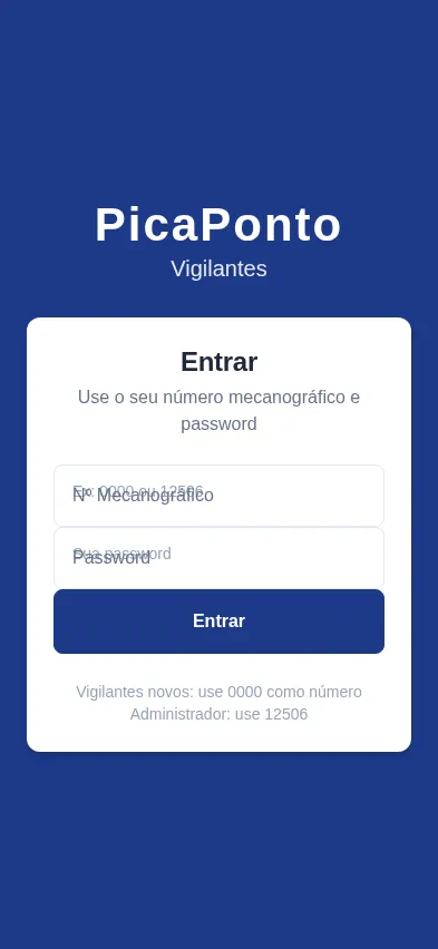 Vigilant Point Tracker App