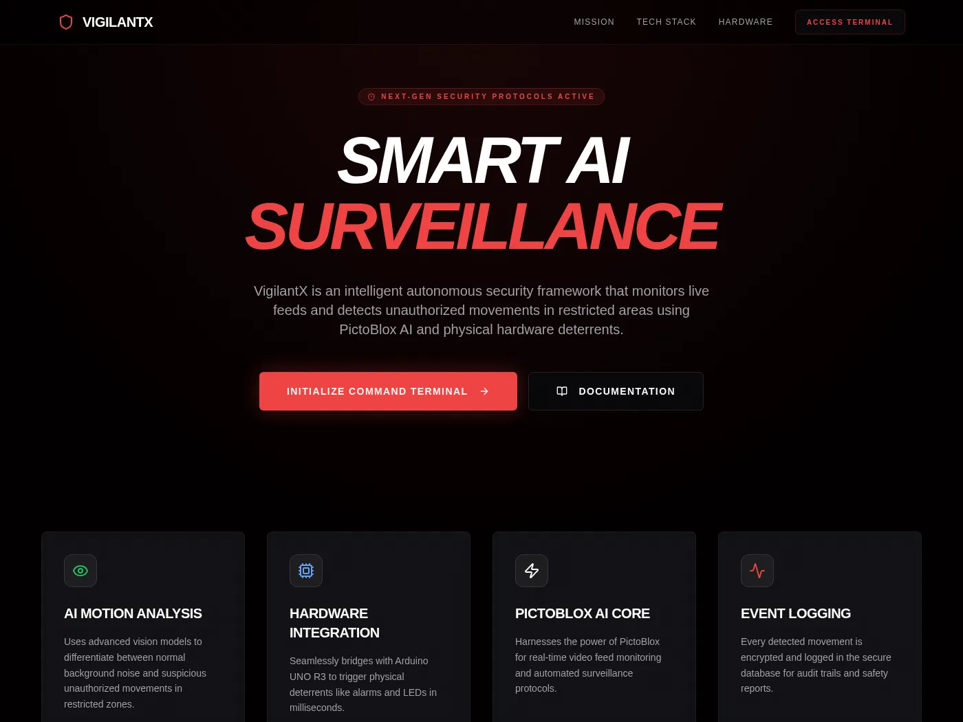 VigilantX AI Surveillance