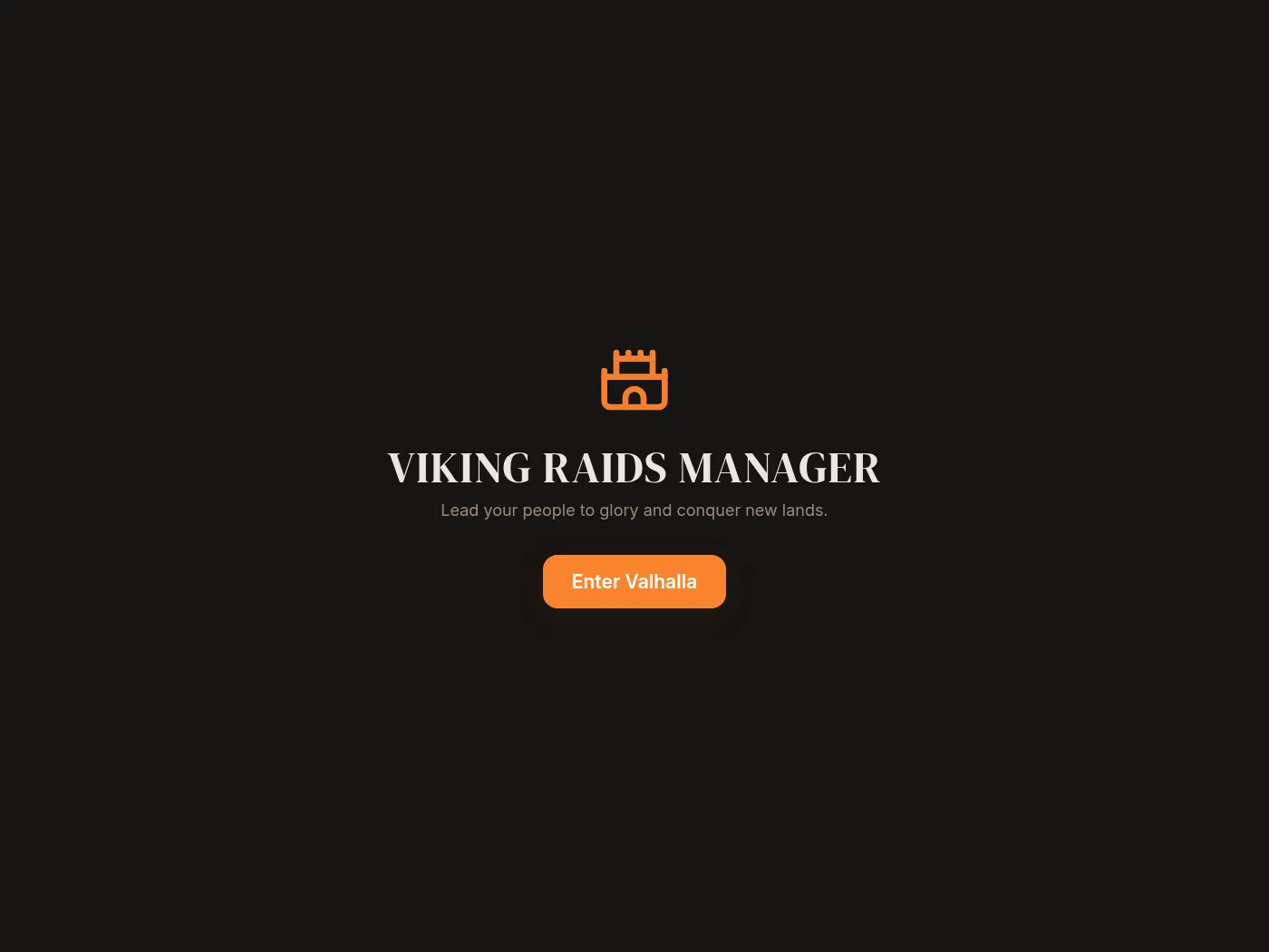 Viking Raids Manager
