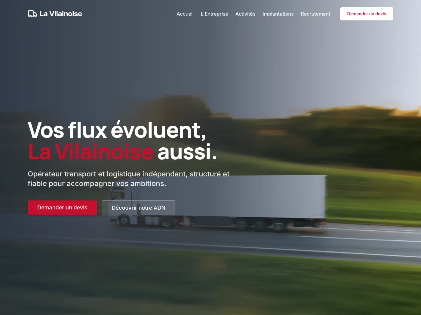 La Vilainoise Transport Web