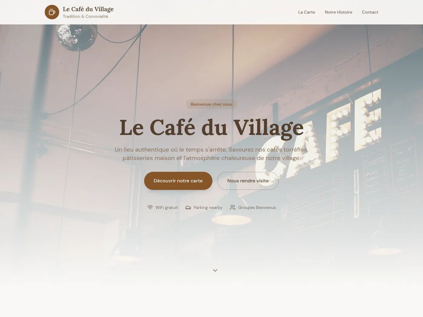 Le Café du commerce Beauvoisin