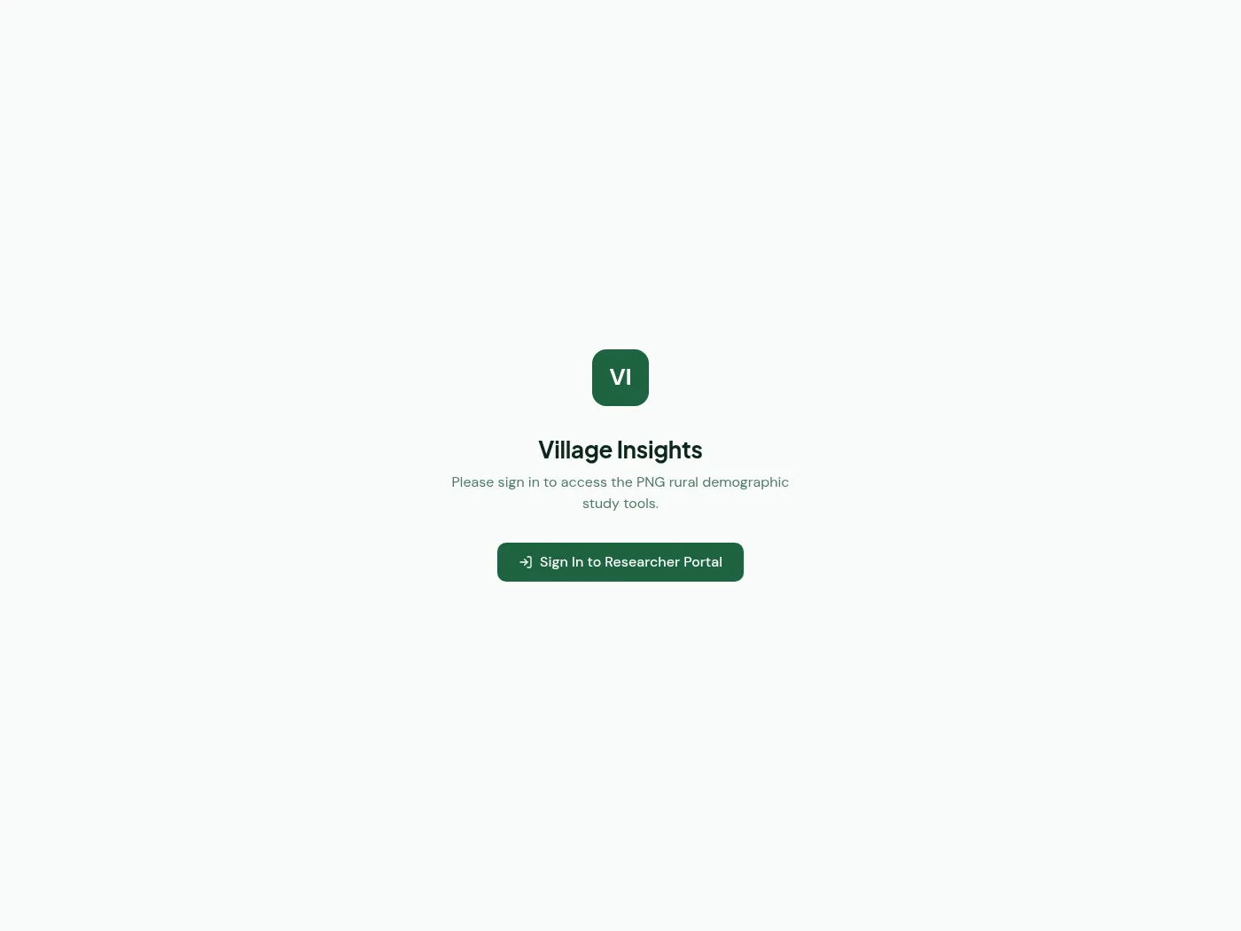 Village Insights App