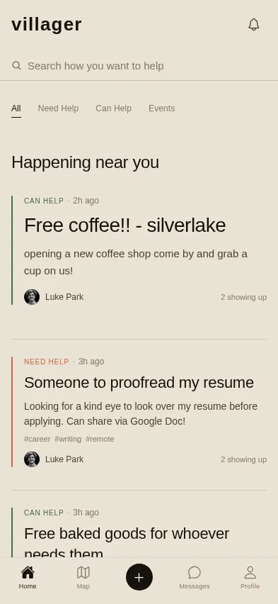 Villager Social App