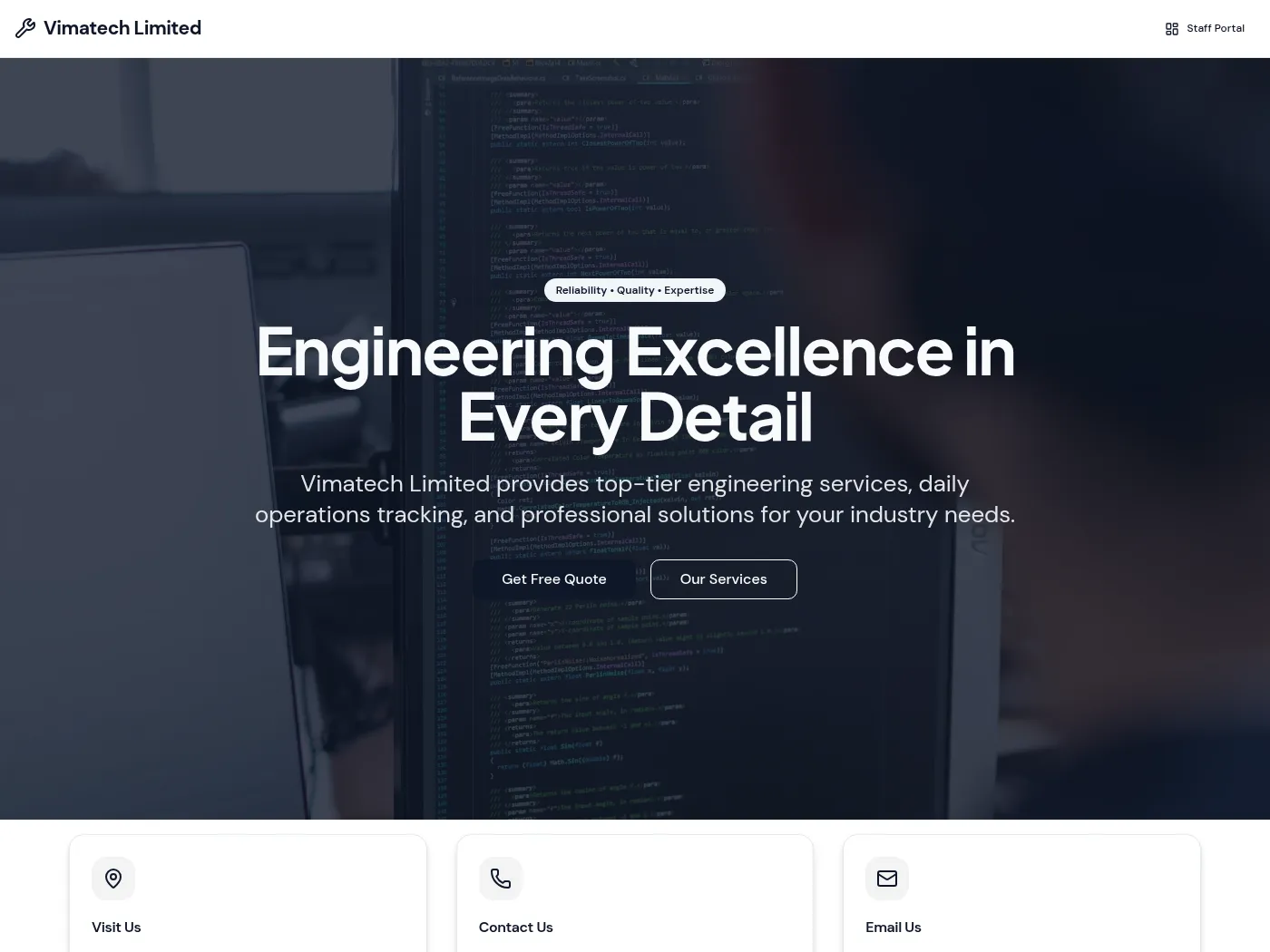 Vimatech Company Portal