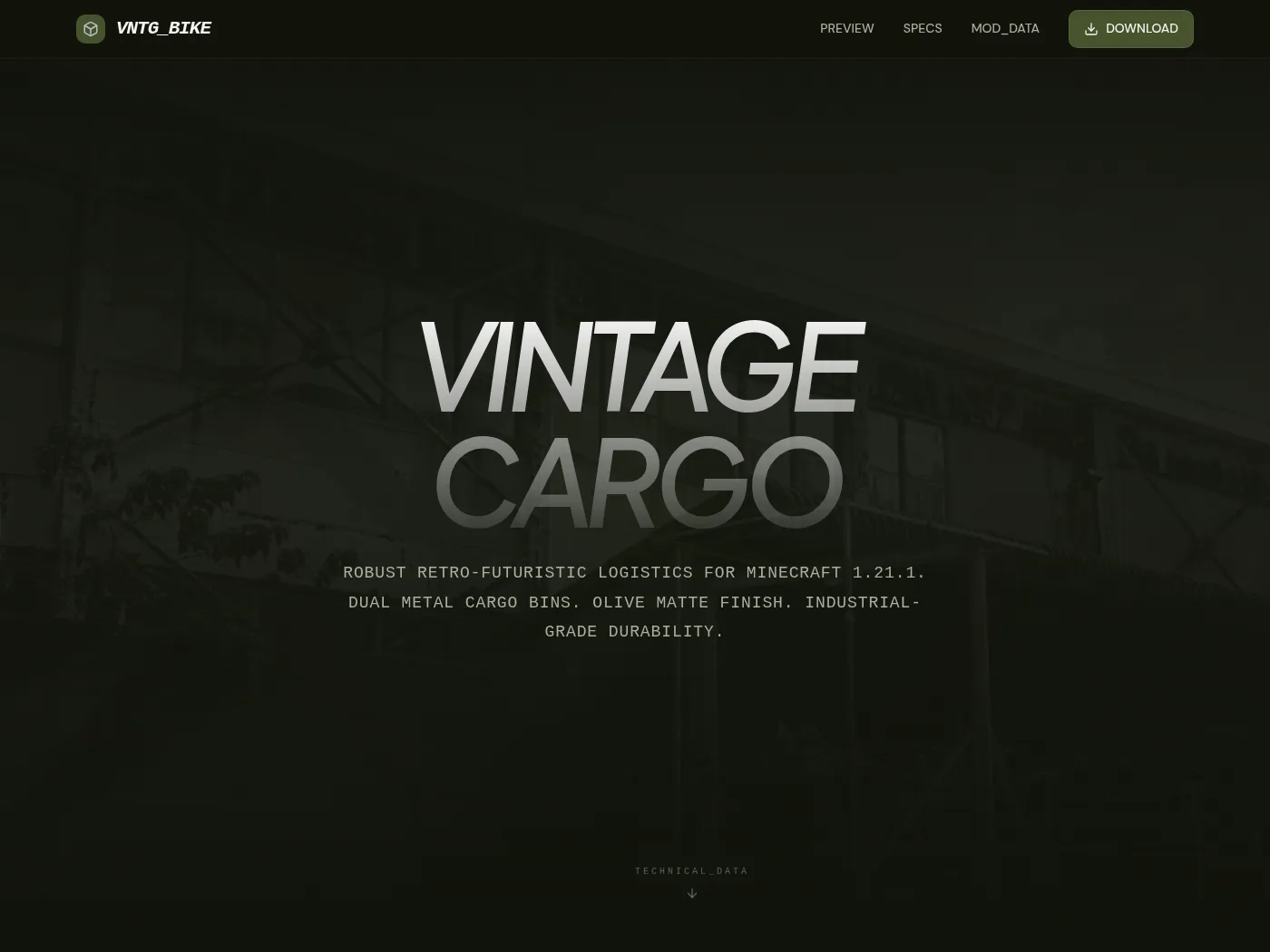 Vintage Cargo Bike Mod