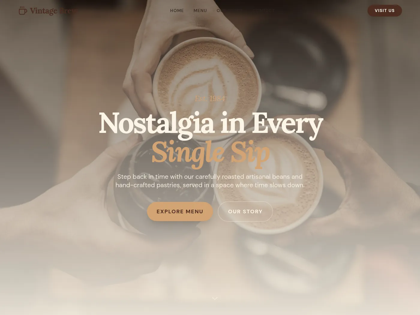 Vintage Brew Website