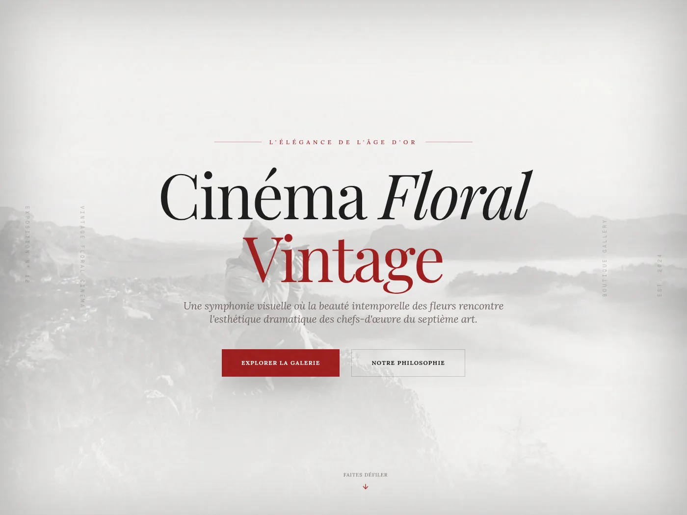 Vintage Floral Cinema