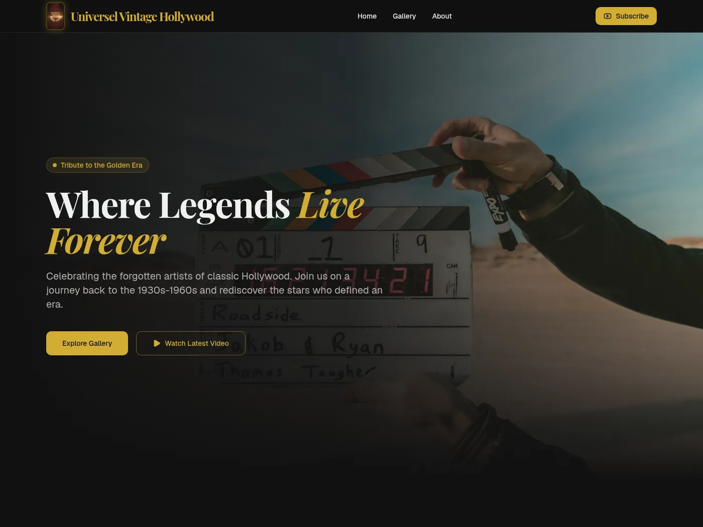 Vintage Hollywood Tribute