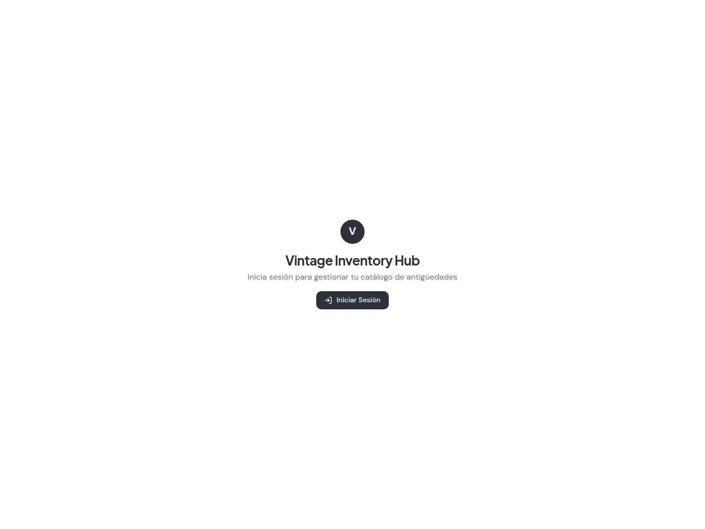Vintage Inventory Hub