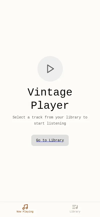 Vintage MP3 Player