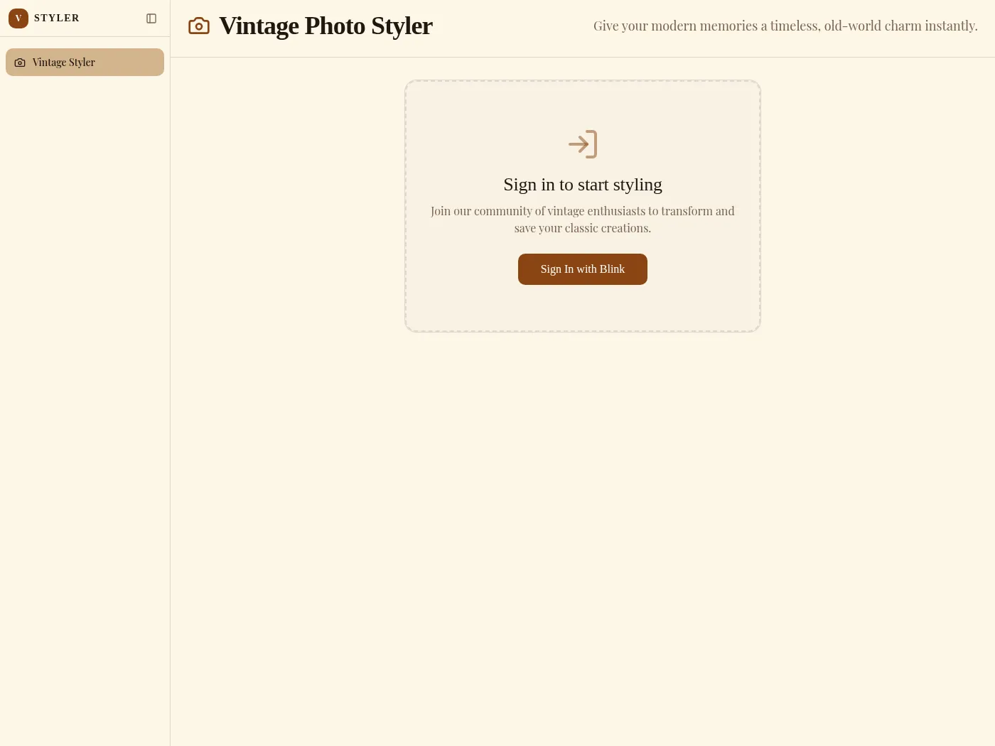 Vintage Photo Styler