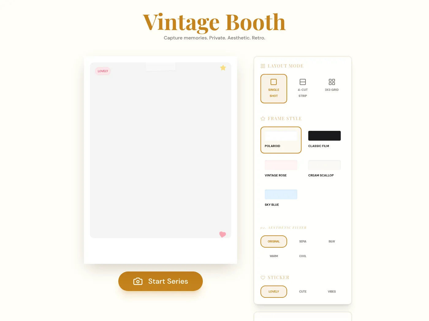 Vintage PhotoBooth Web