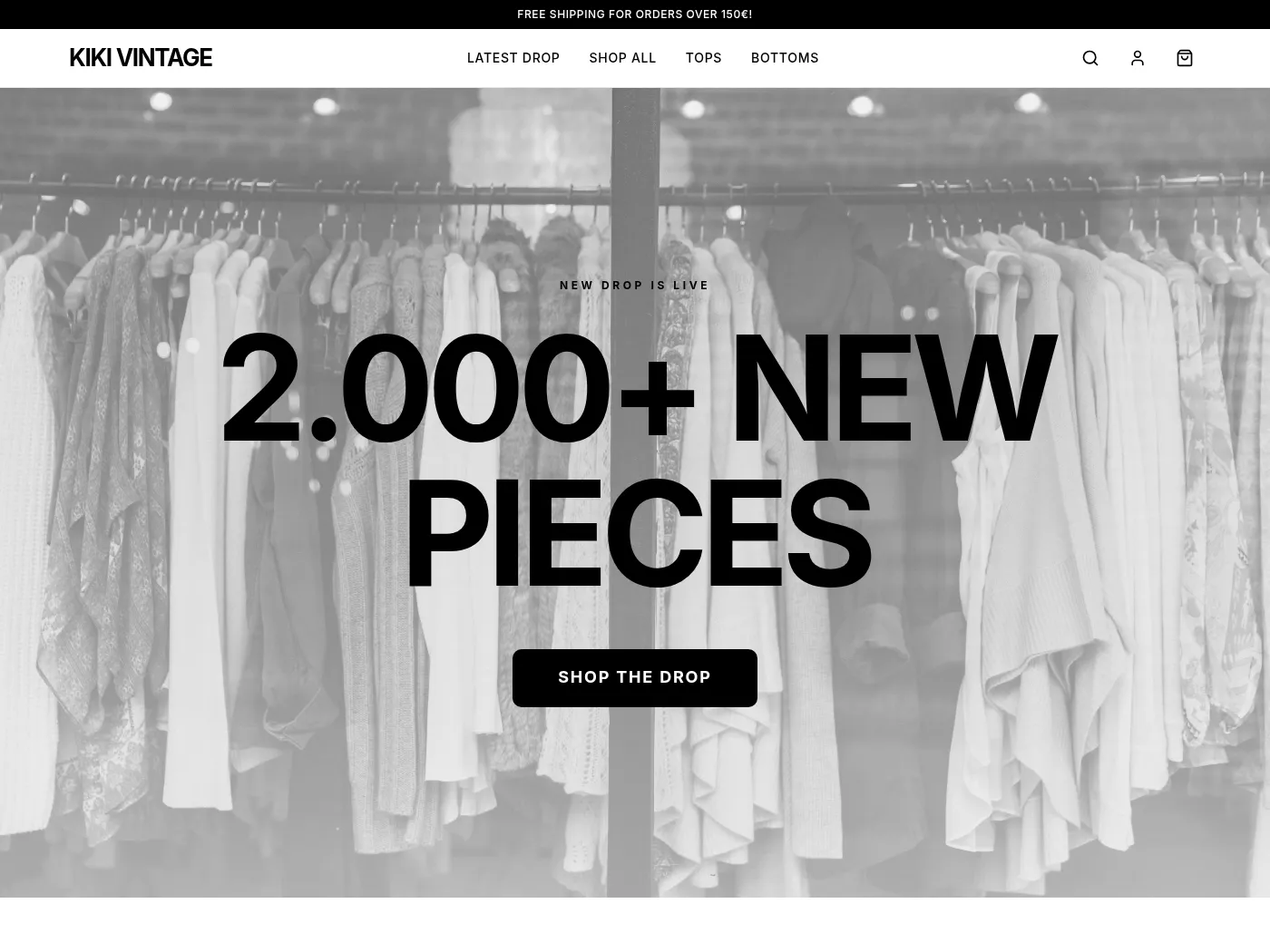 VintageShopify Web Launch