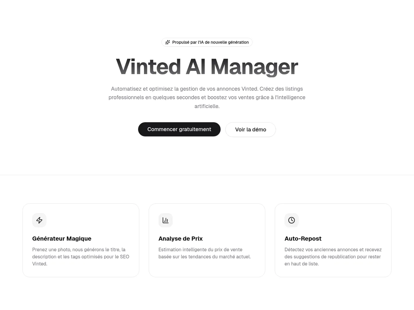 Vinted AI Manager