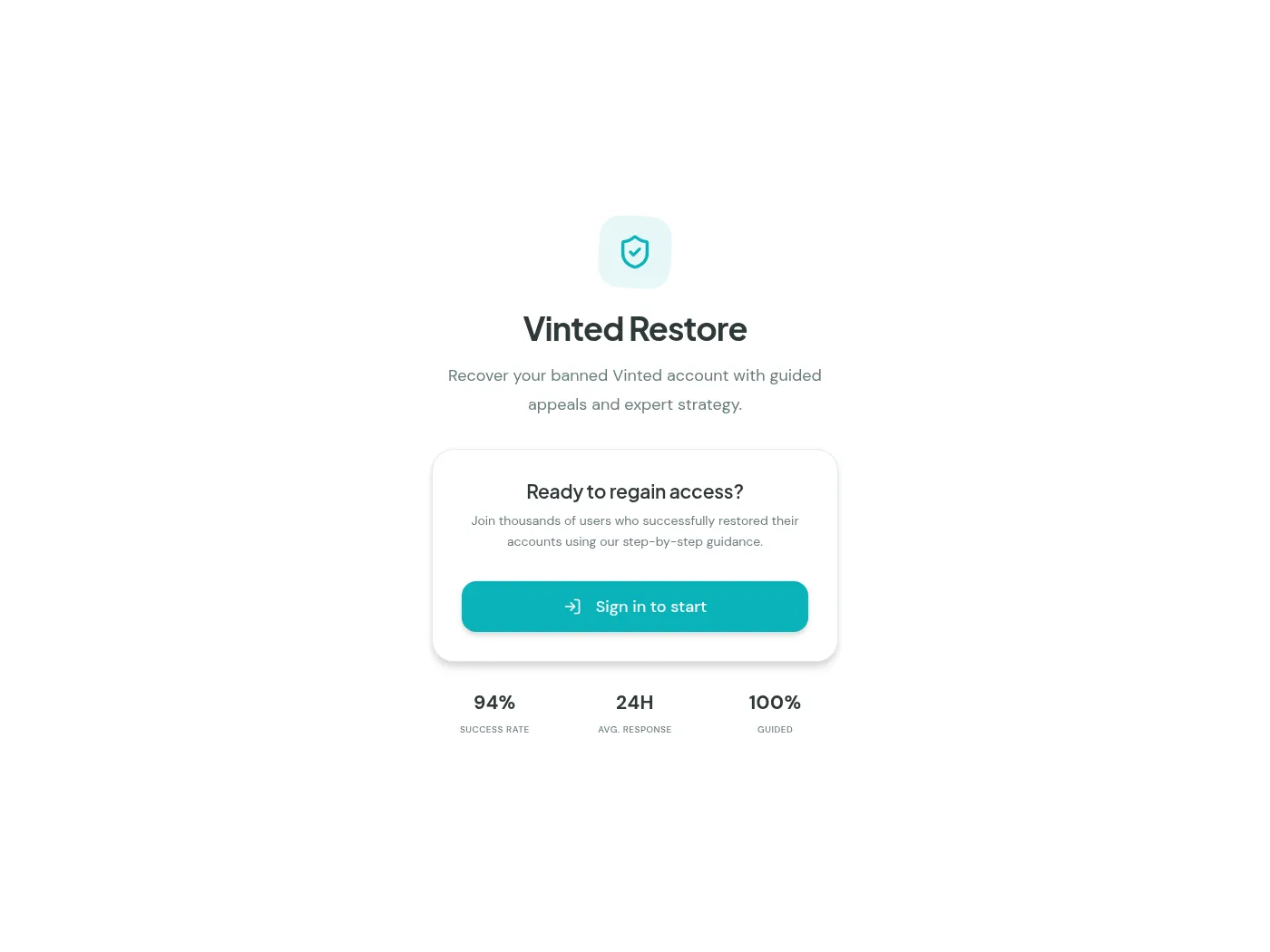 Vinted Restore Assistant