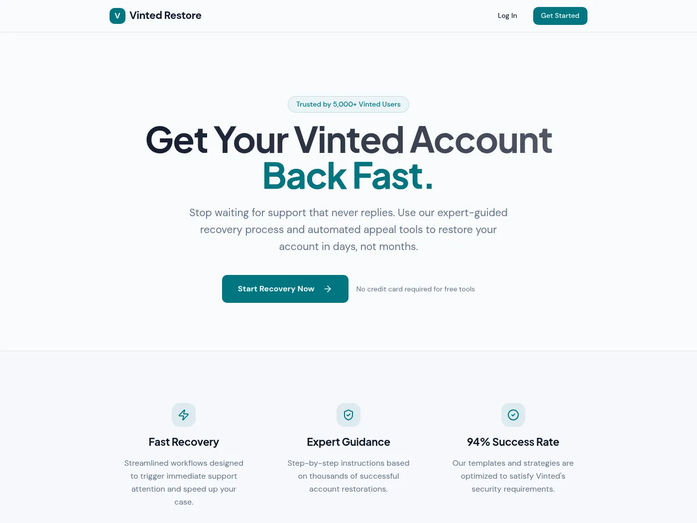 Vinted Restore App