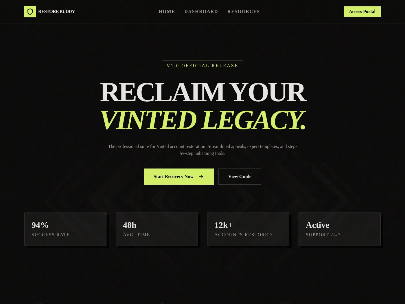 Vinted Restore Buddy