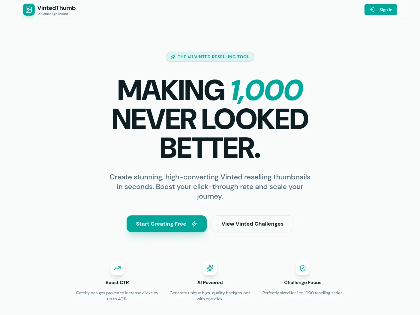 Vinted 1K Thumbnail Maker