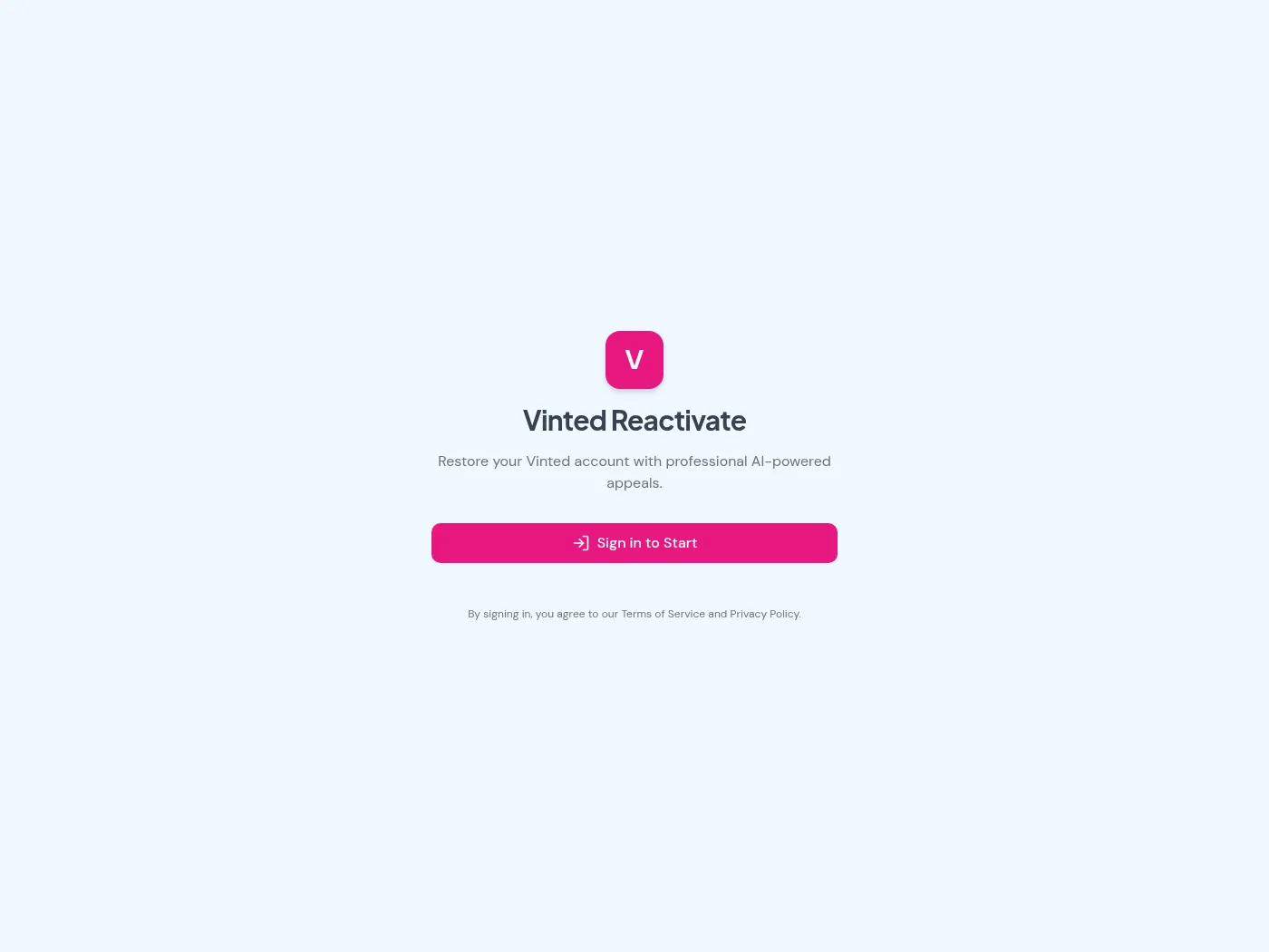 Vinted Reactivate