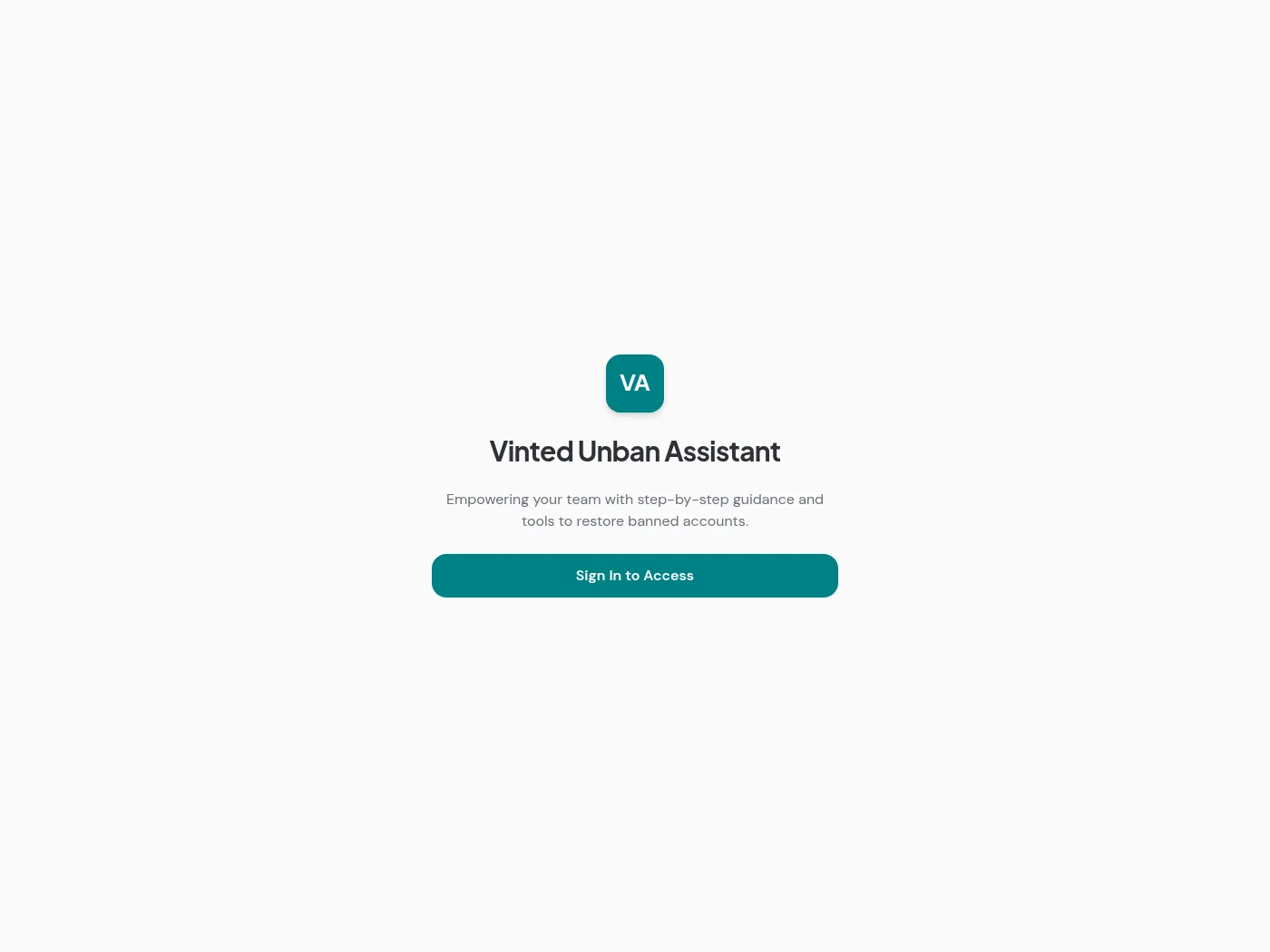Vinted Unban Assistant