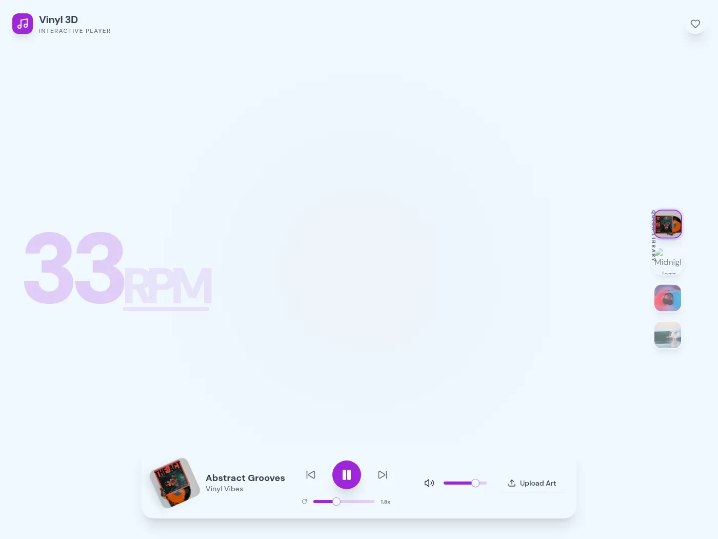 Vinyl 3D Viewer