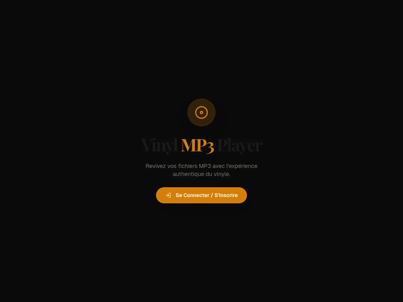 Vinyl MP3 Player