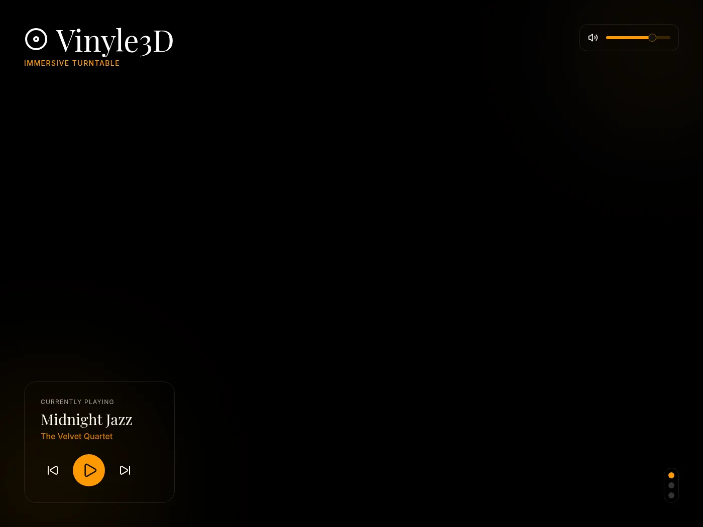 Vinyle3D Player