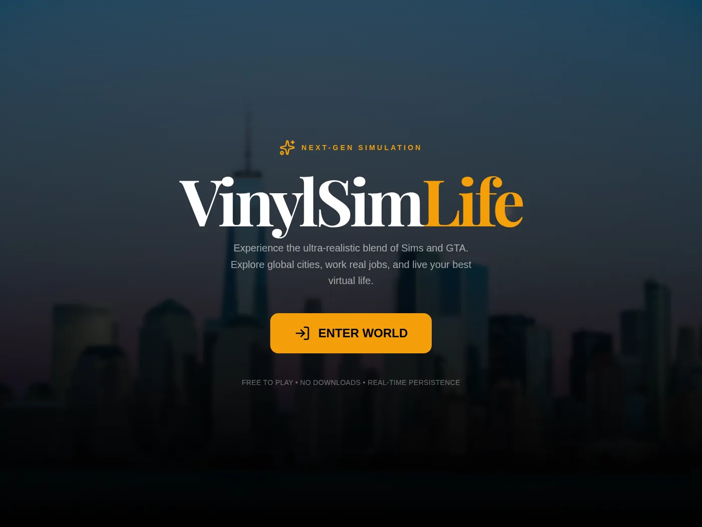 VinylSimLife Real World Sim